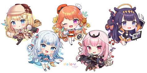 Chibi Hololive En Hololive Rawwnime