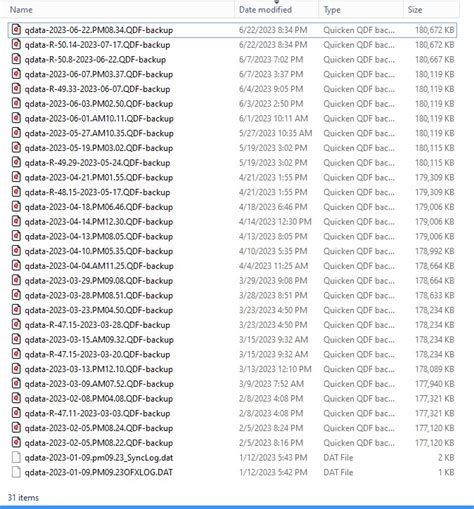 Why Is Quicken Retaining More Than Maximum Number Backup Files — Quicken