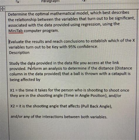 Solved Determine The Optimal Mathematical Model Which Best Chegg