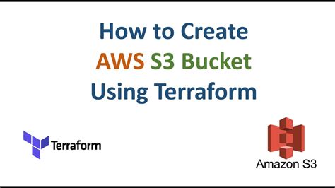 how to create aws s3 bucket with terraform youtube