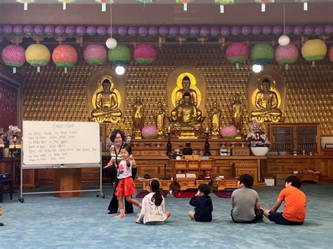 La 고려사 제1회 어린이 불교 학교 운영 미중서부지회 대한불교조계종 해외특별교구