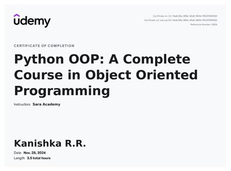 Kanishka Ramesh On Linkedin Python Objectorientedprogramming