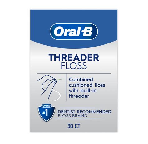 2 Pack Oral B Glide Pro Health Dental Floss Threader For Braces And Dental Work 30 Count