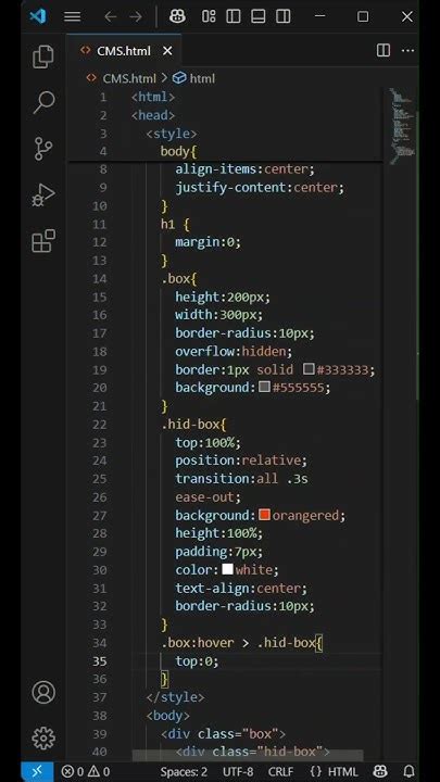 Slide Up Animation Html Css Youtube