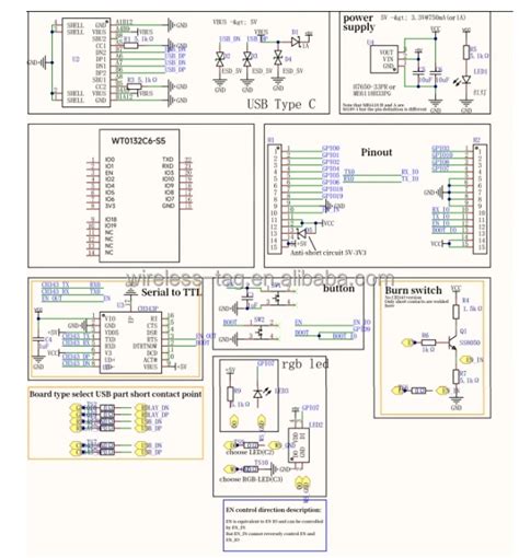 Wireless Tag Esp32 C6 Development Board Ultra Low Power Aiot