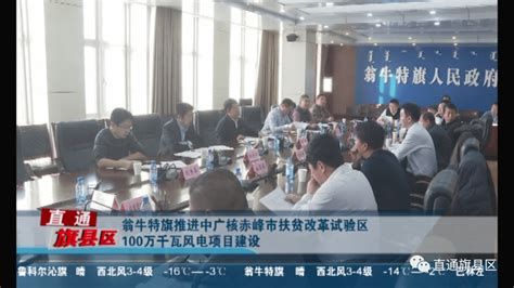 翁牛特旗推进中广核赤峰市扶贫改革试验区100万千瓦风电项目建设李旭东