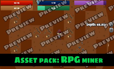 Asset Pack 20 Ores For RPG Miner By Jenja93