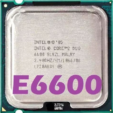 Processador Intel Core 2 Duo E6600 2 40ghz 4mb Fsb 1066 775 MercadoLivre