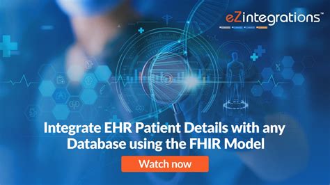 Integrate Ehr Patient Details With Any Database Using The Fhir Model With Ezintegrations