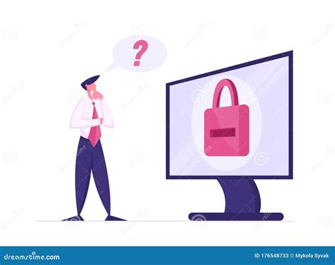 User Forgot Password Website Landing Page Desperate Young Man Trying