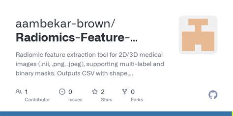 Github Aambekar Brownradiomics Feature Extractor Radiomic Feature Extraction Tool For 2d3d