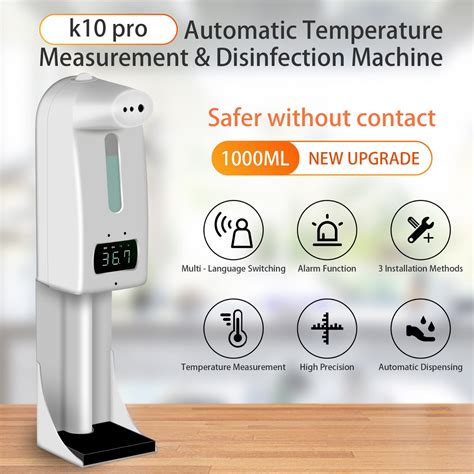 K10 Pro Automatic Temperature Measurement And Disinfection Machine Hygolet Trinidad