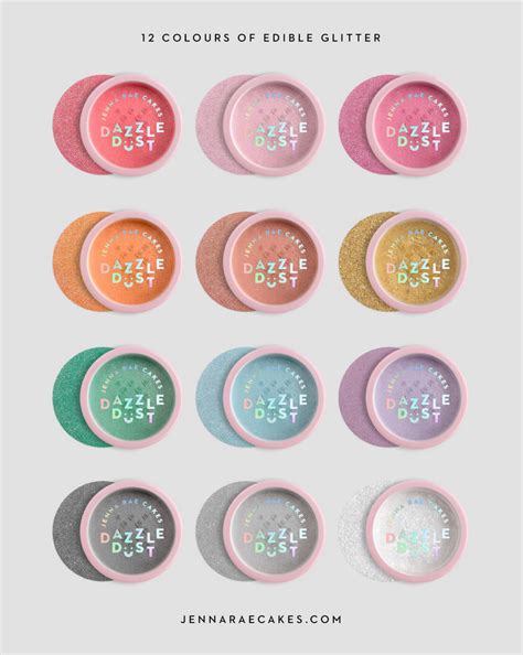 Jenna Rae Cakes Edible Glitter Diamond Dust Lcwcookiecutters