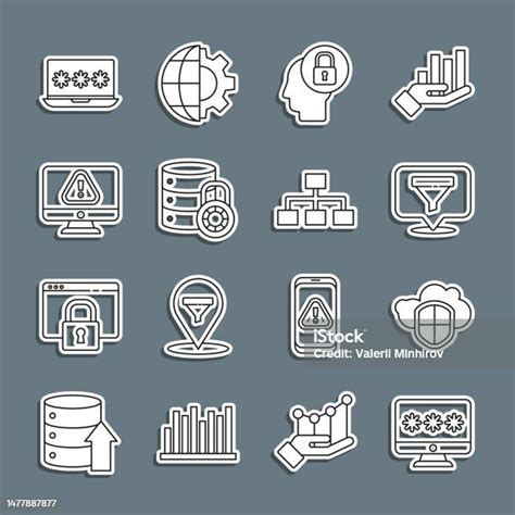 Set Line Monitor With Password Cloud And Shield Location Sales Funnel Human Head Lock Server