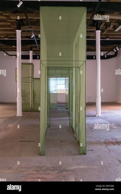 Room Installation At The Kistefoss Industrial Museum Norway Stock