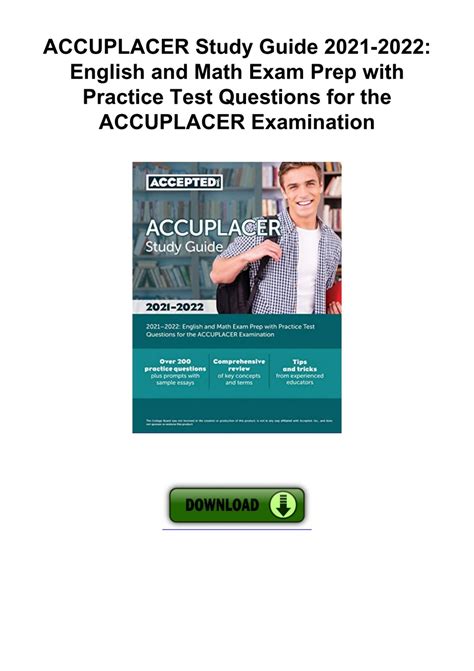 ACCUPLACER Study Guide