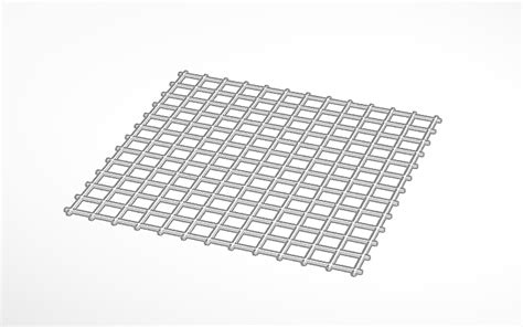 3d Design Grid Patch Tinkercad