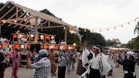 盆踊り大名古屋音頭 名古屋城夏まつり2023 2024 盆踊り櫓ステージ YouTube