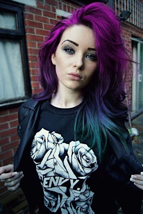 Ice Blue Hair Emo Girl