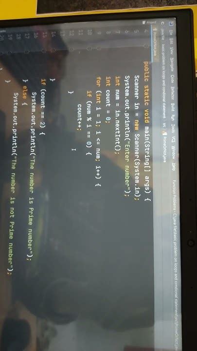 Java Program For Check Given Number Is Prime Or Notcoding Javashortsytshorts Shortsfeed