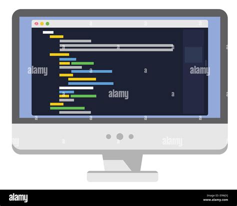 Screen Of Personal Computer Shows Web Development Coding Process Lines Of Code Stock Photo Alamy