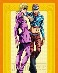 Giorno Posing With His Stand