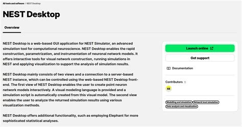 EBRAINS NEST Desktop Documentation