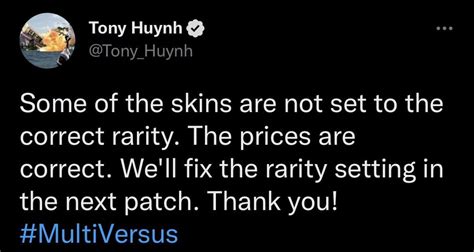 Some Of The New Skins Were Given The Wrong Class This Will Be Fixed