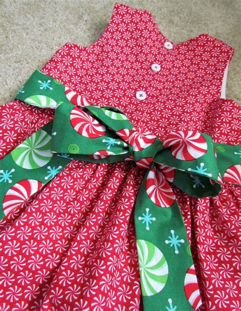 Pepperment Candy Party Dress Etsy