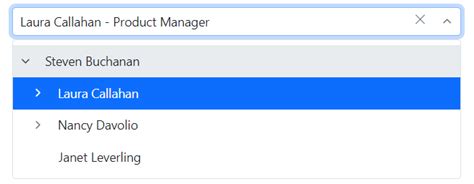Templates In Blazor Dropdown Tree Component Syncfusion