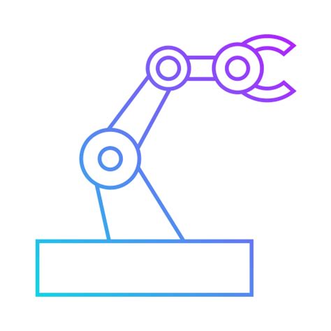 Robotic Arm Generic Gradient Icon