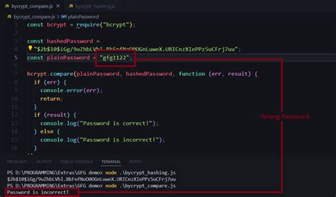 Npm Bcrypt Geeksforgeeks