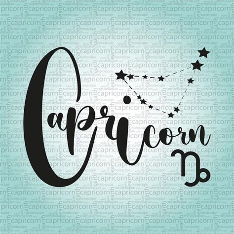 염소자리 별자리 조디악 프리미엄 벡터