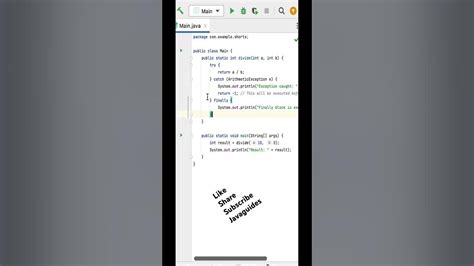 Java Coding Program 22 Exception Handling Java Interview Coding Youtube