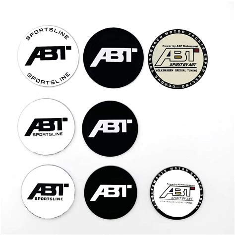 자동차 휠 센터 캡 엠블럼 스티커 Abt 레이싱 허브 캡용 알루미늄 스티커 56mm 60mm 645mm 4pcs로트휠 센터캡 Aliexpress