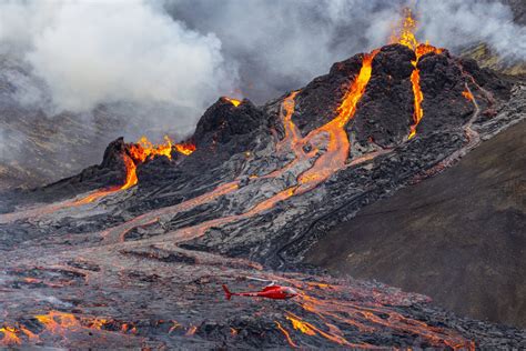 Vulkanausbruch in Fagradalsfjall