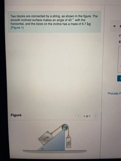 Solved Two Blocks Are Connected By A String As Shown In The Chegg