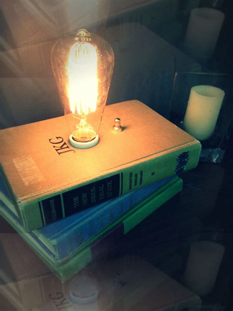 Diy Book Light At Odessa Francis Blog