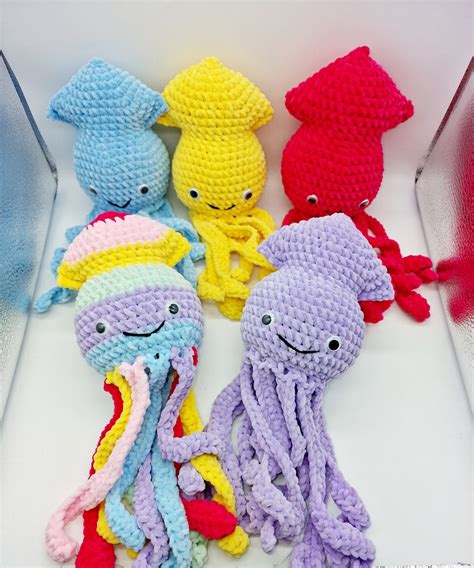Squishy Squid Etsy