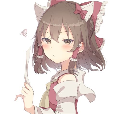Neko Miko Reimu Пикабу