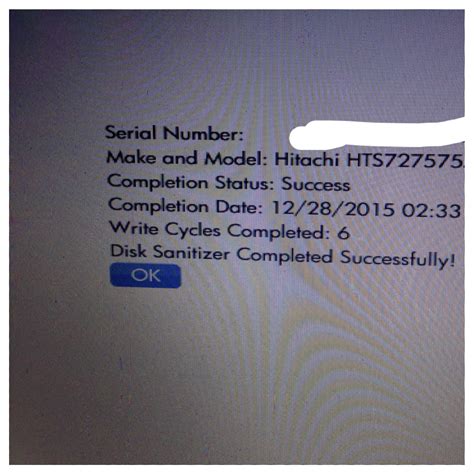 Solved How Much Time Disk Sanitizer And Secure Erase Will Take Hp