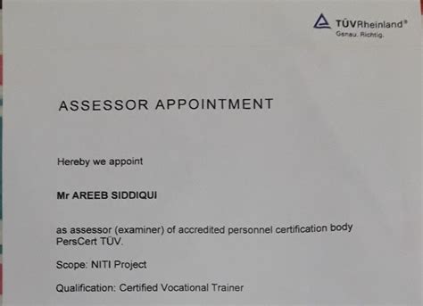 areeb ahmed siddiqui on linkedin took 1 step forward with tuv 😇 13