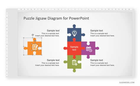 Editing Free Jigsaw Puzzle For Powerpoint SlideModel