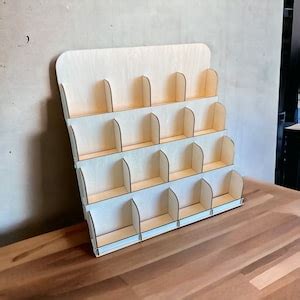 4 Inch Coaster Display Stand Sticker Display Stand 16 Pockets 4x4