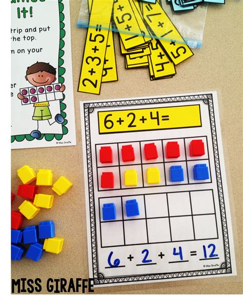 Adding 3 Numbers First Grade Math Math Math Workshop Adding 3 Numbers First Grade Math Math Math Workshop