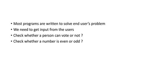 Part 8 Python Tutorial User Input In Python With Examples Ppt
