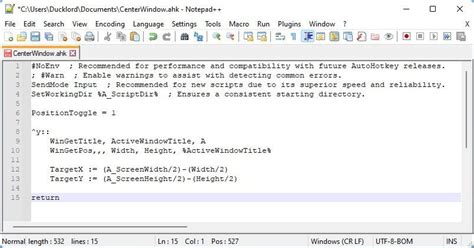 How To Center Any Window On Your Screen With Autohotkey