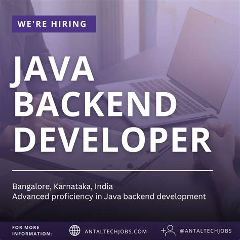 Antal Tech Jobs On Linkedin Java Backend Developer Bangalore