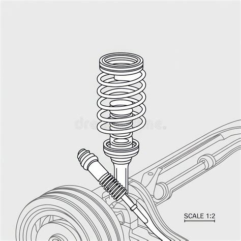 Spring Coil Line Drawing Stock Illustrations 185 Spring Coil Line Drawing Stock Illustrations