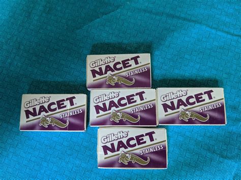 Gillette Nacet Stainless De Safety Razor Blades Etsy
